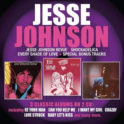 ジェシー・ジョンソン（Jesse Johnson）『Jesse Johnson Revue / Shockadelica / Every Shade Of Love』ザ・タイムの伝説的 ...